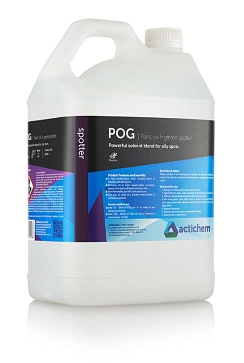 Actichem POG Powerful Solvent Blend For Oily Spots 500ml | Platinum Cleaning Products